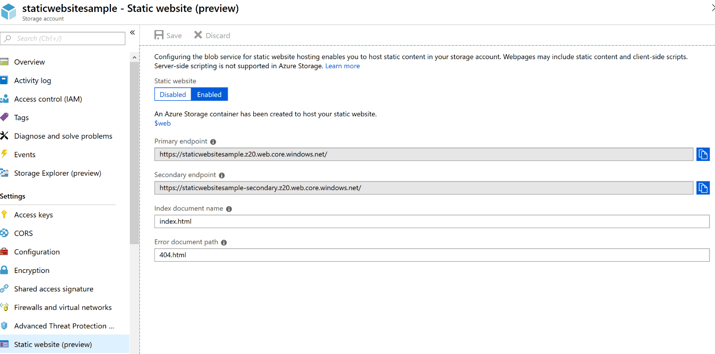 Microsoft Azure Can Now Host Static Websites